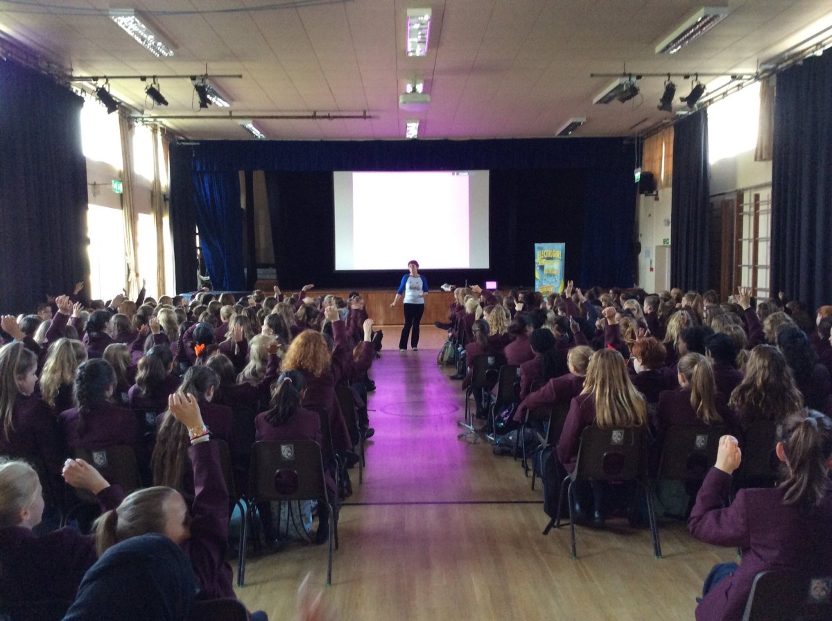Lots of fun at Didcot Girls’ School – Jo Cotterill